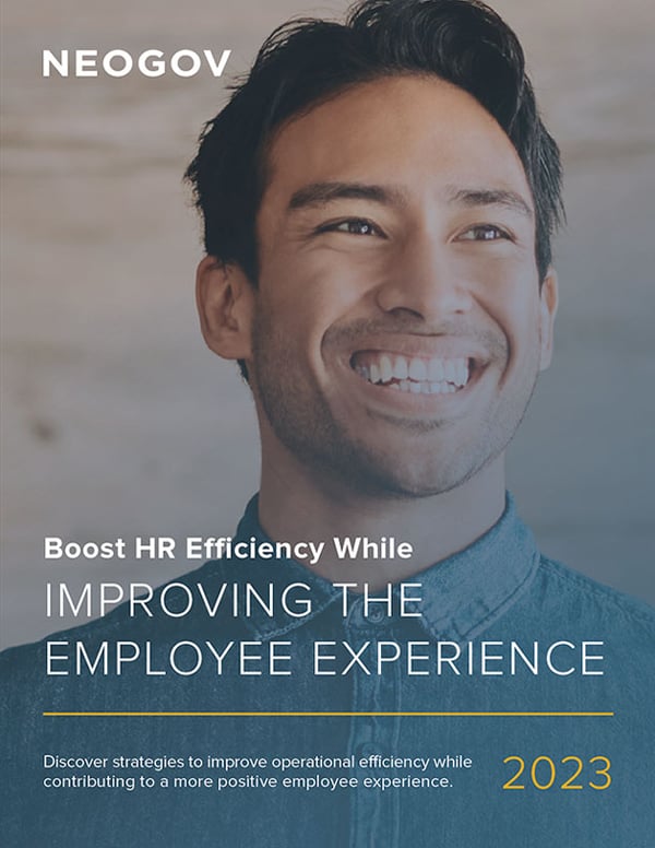 Webinar: Boost HR Efficiency and Improve the Employee Experience | NEOGOV