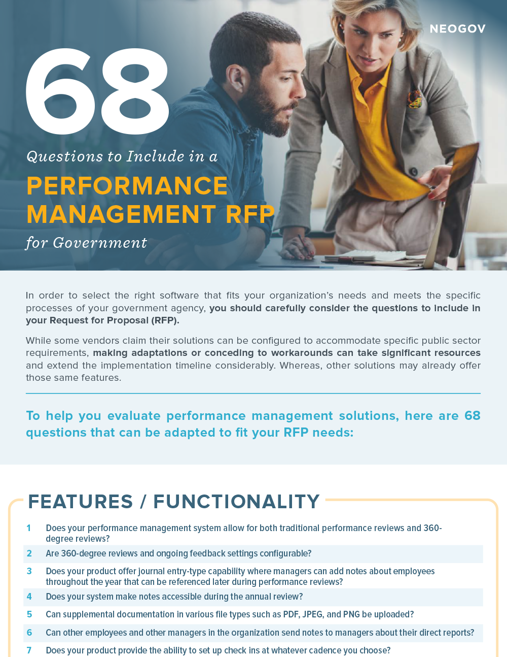 68 Questions to Include in RFP for HRIS System | NEOGOV